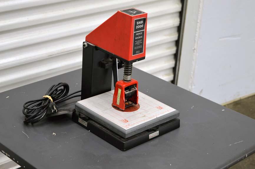 Lot #155: Pierce-Socbox SNB 2000 Sequential Numbering Machine - WireBids